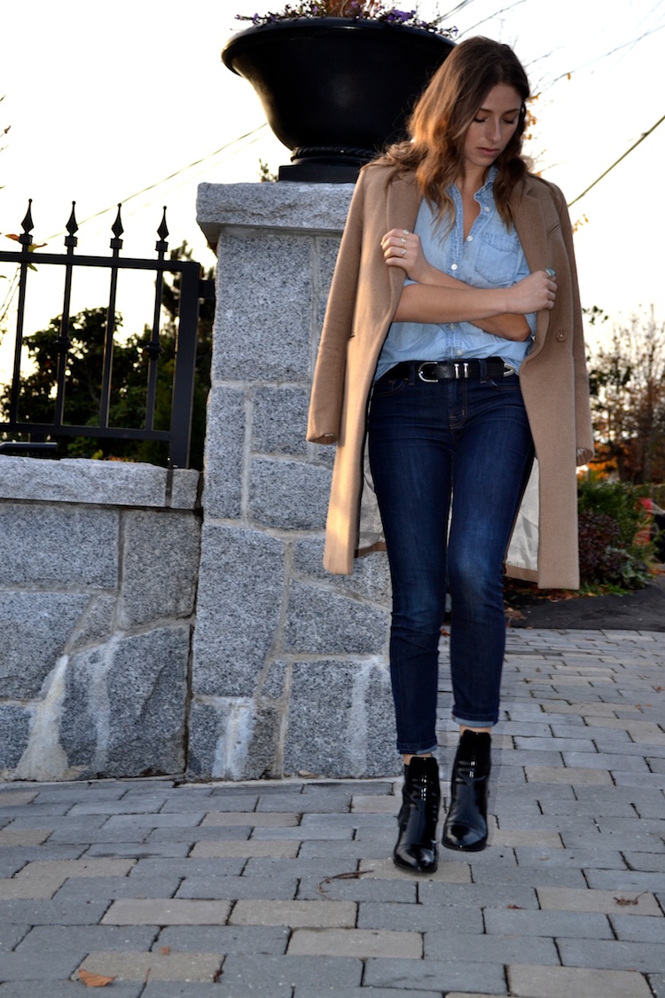 chambray and camel | The August Diaries
