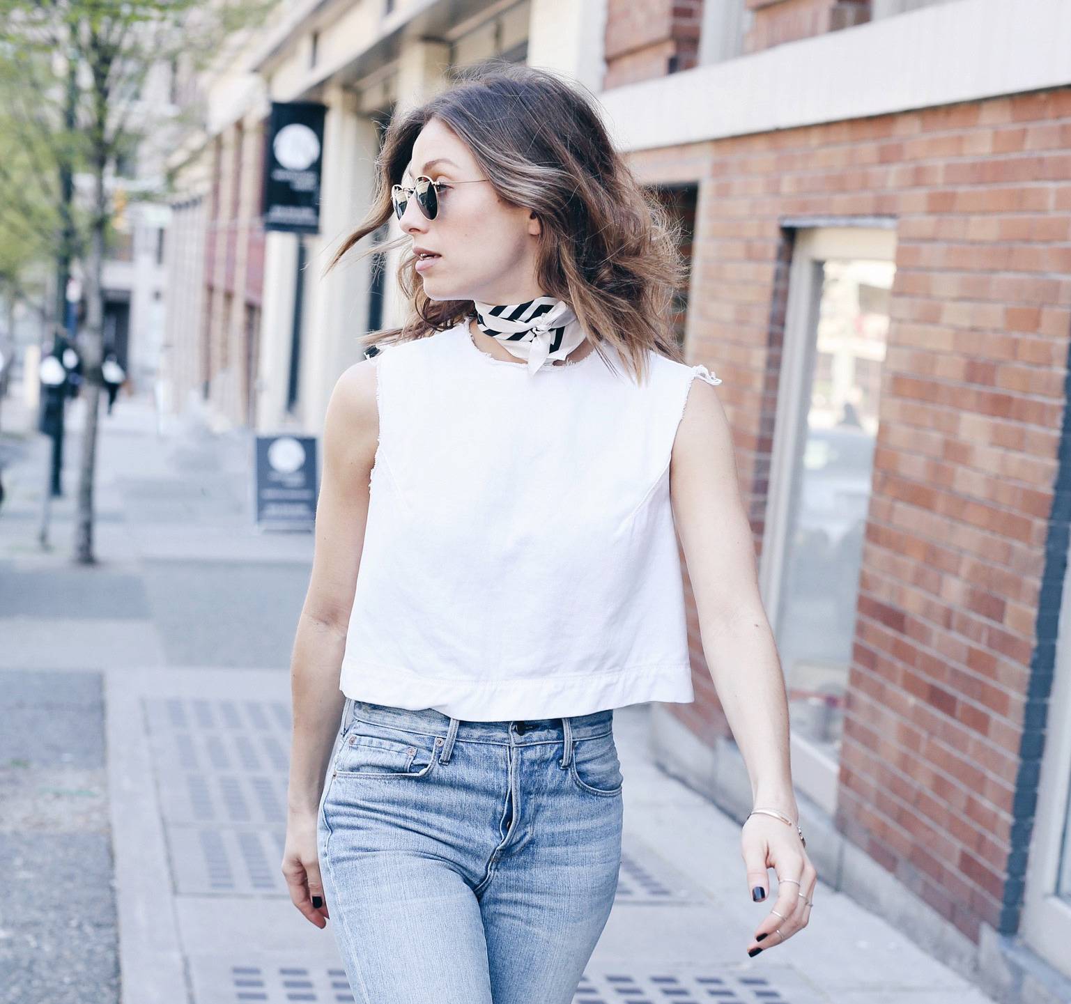 the neck scarf | The August Diaries